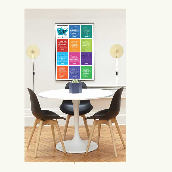 Famous artist quotes poster – The Poster Point