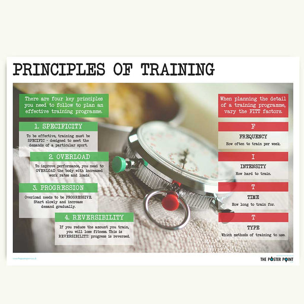 Principles of Training Set of 4 Posters – The Poster Point